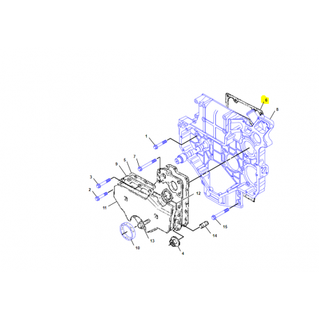 USZCZELKA ROZRZĄDU OEM PERKINS CAT ŁADOWARKA KOPARKA 2313486